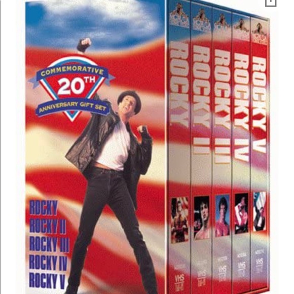 Other | Opened Series Of Vhs Rocky 2th Anniversary Set | Poshmark